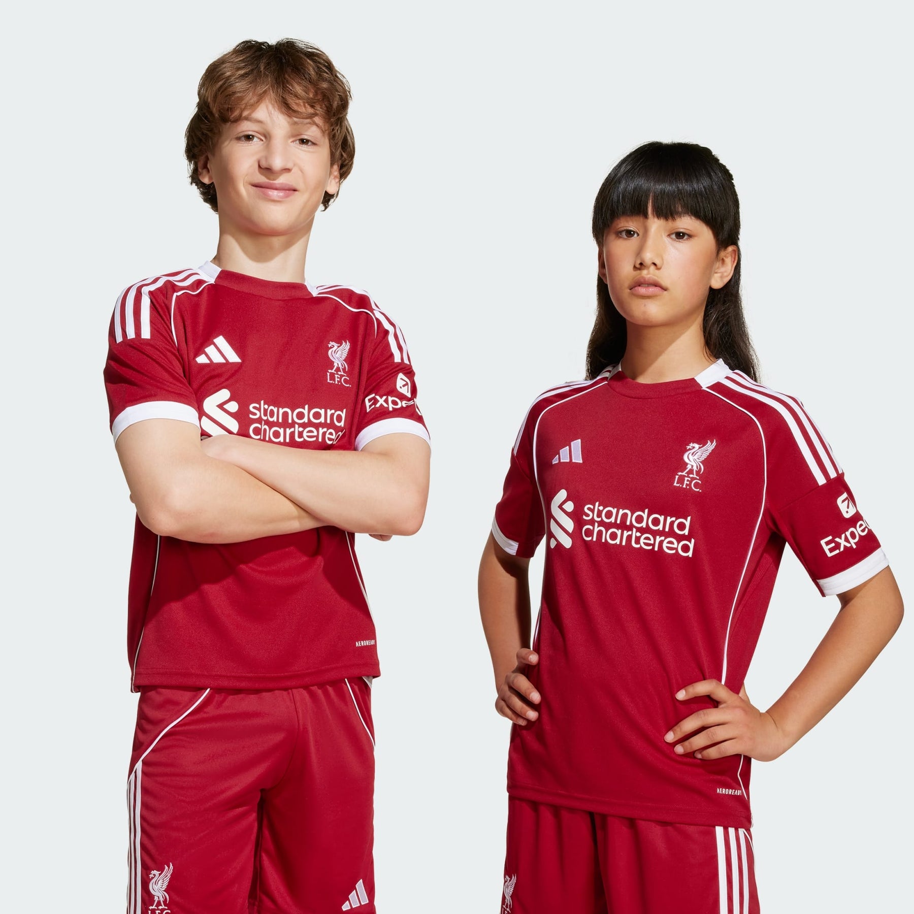 Liverpool 2025/26 Official Home Jersey - JUNIOR – Soccer Locker