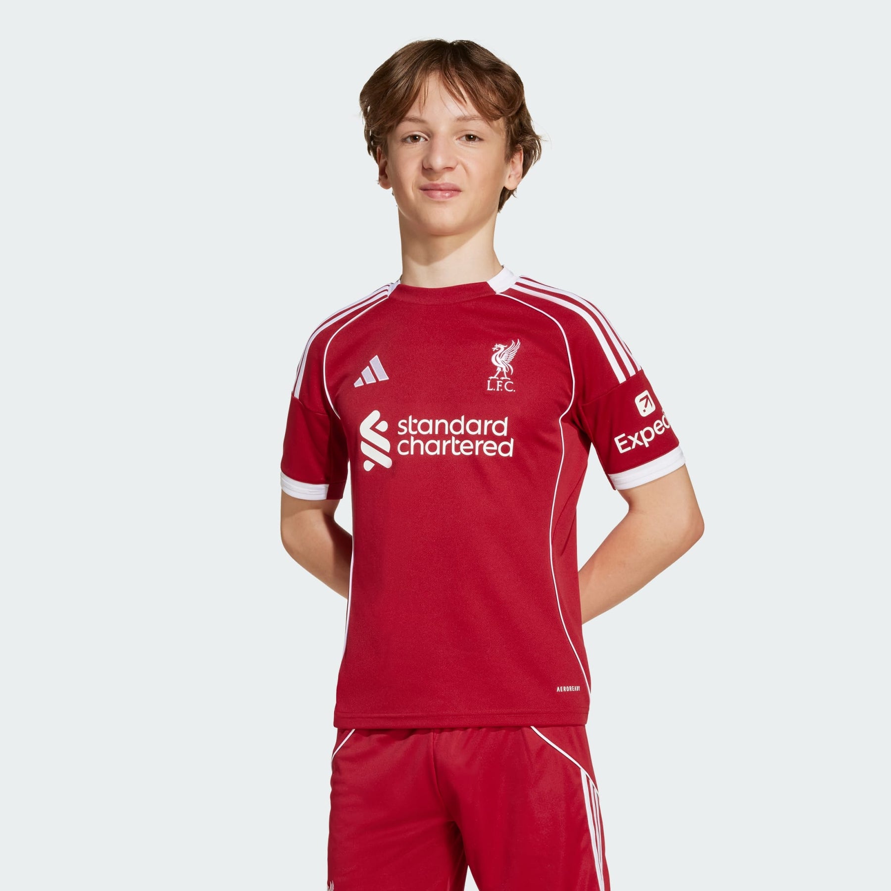 Liverpool 2025/26 Official Home Jersey - JUNIOR – Soccer Locker