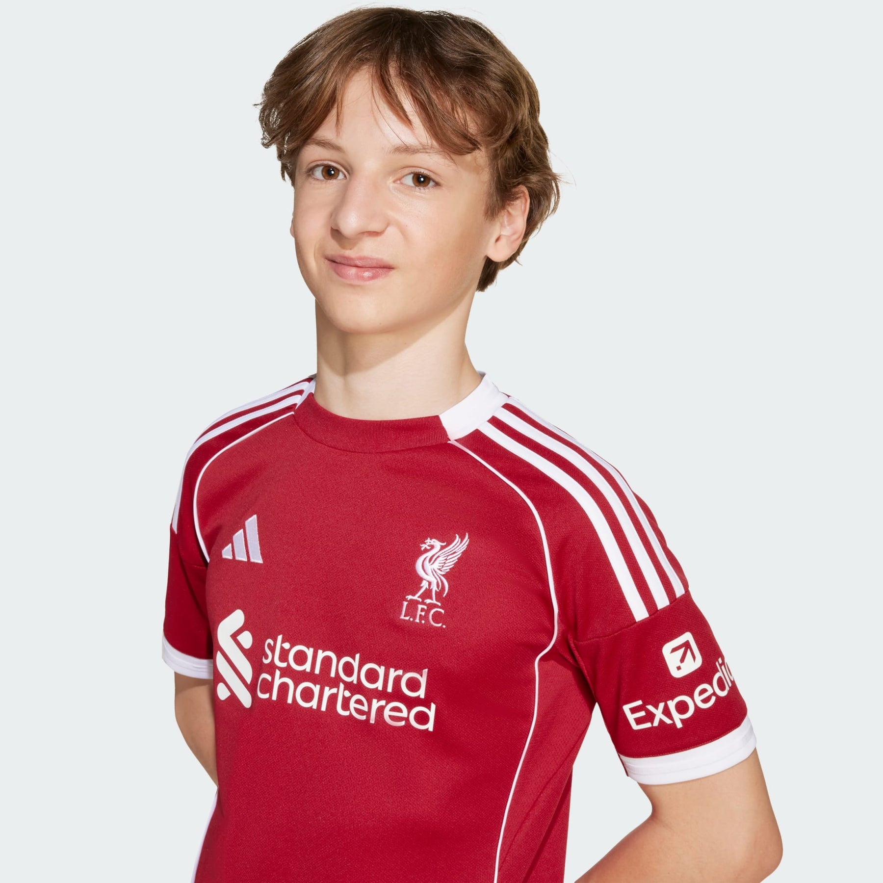 Liverpool 2025/26 Official Home Jersey - JUNIOR – Soccer Locker
