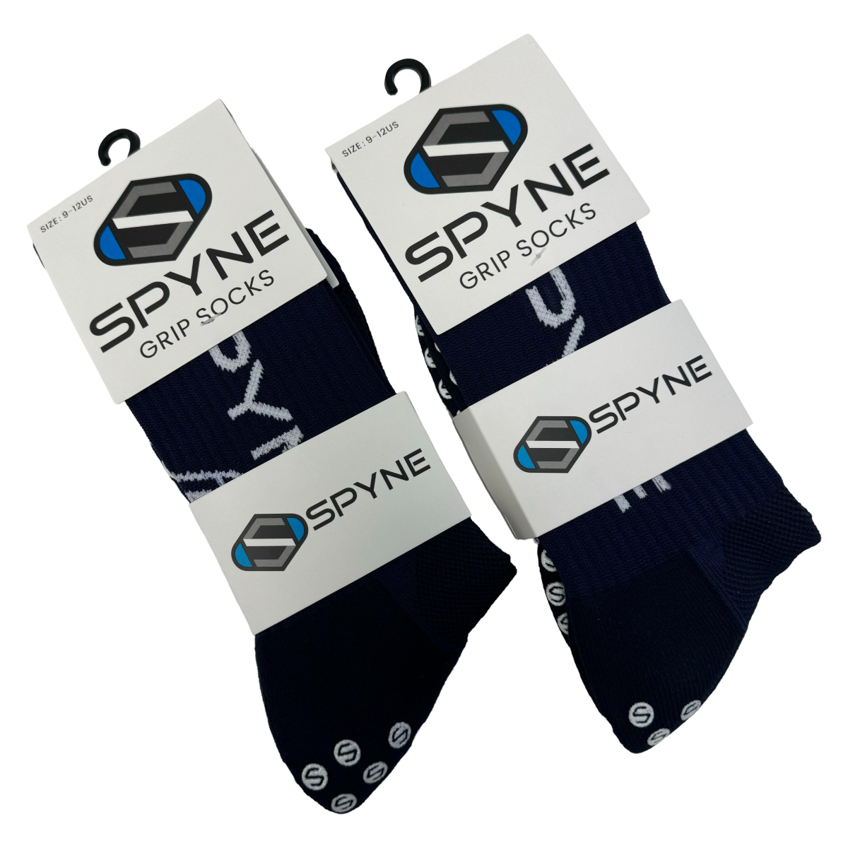 SPYNE Grip Socks- Navy – Soccer Locker