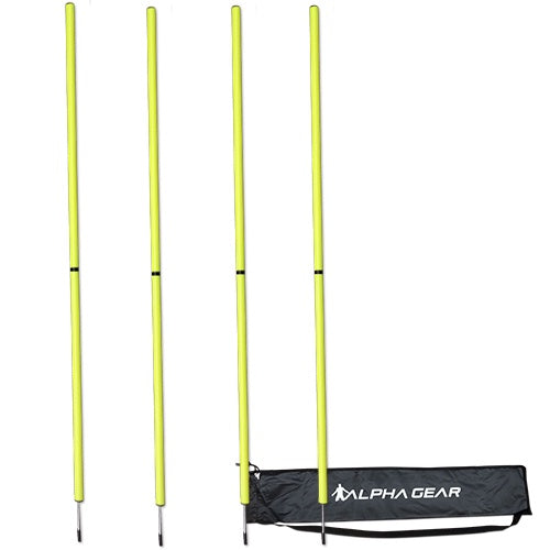 Soccer Locker Australia |Alpha 2-Piece Agility Poles- 4 Pack